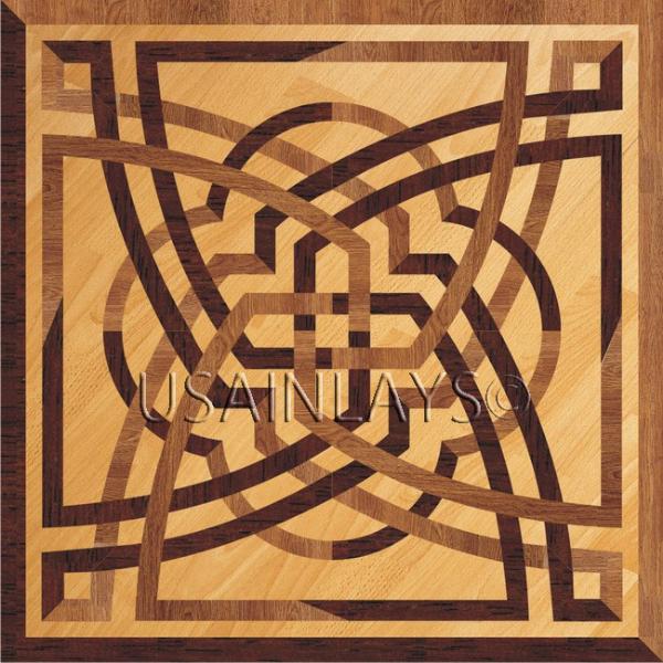 Celtic Wood Inlay Patterns FLOORING